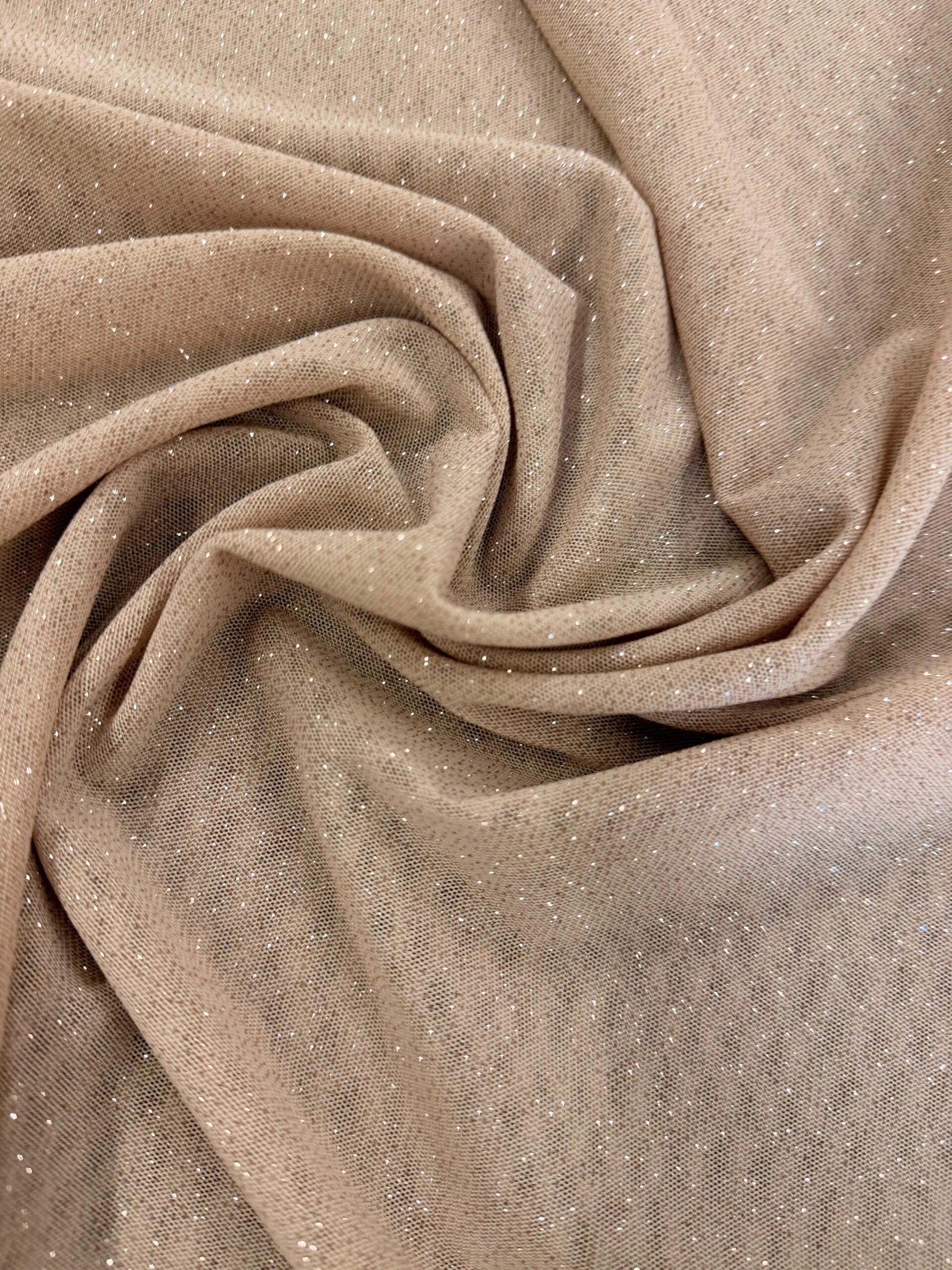 58/60″ Wide Glitter Power Mesh Fabric – 95% Polyester 5% Spandex ...